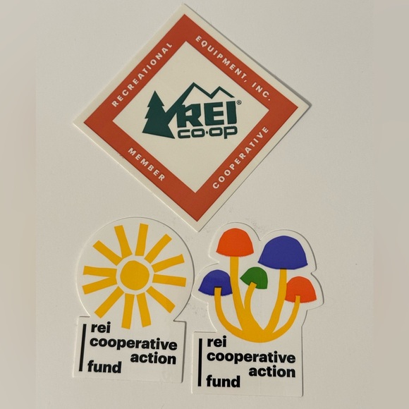 REI | Design | Authentic Rei Coop Square Logo Coop Action Fund Sticker ...